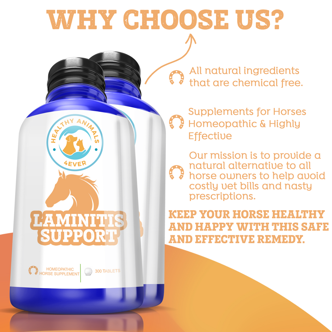 HORSE LAMINITIS SUPPORT — Healthy Animals 4Ever